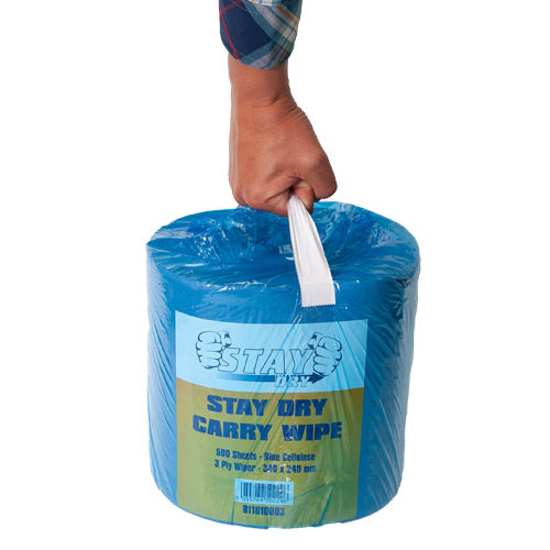 Stay Dry Carry Wipe 3Ply 500 Sheets 340x240mm– Posh Monkey
